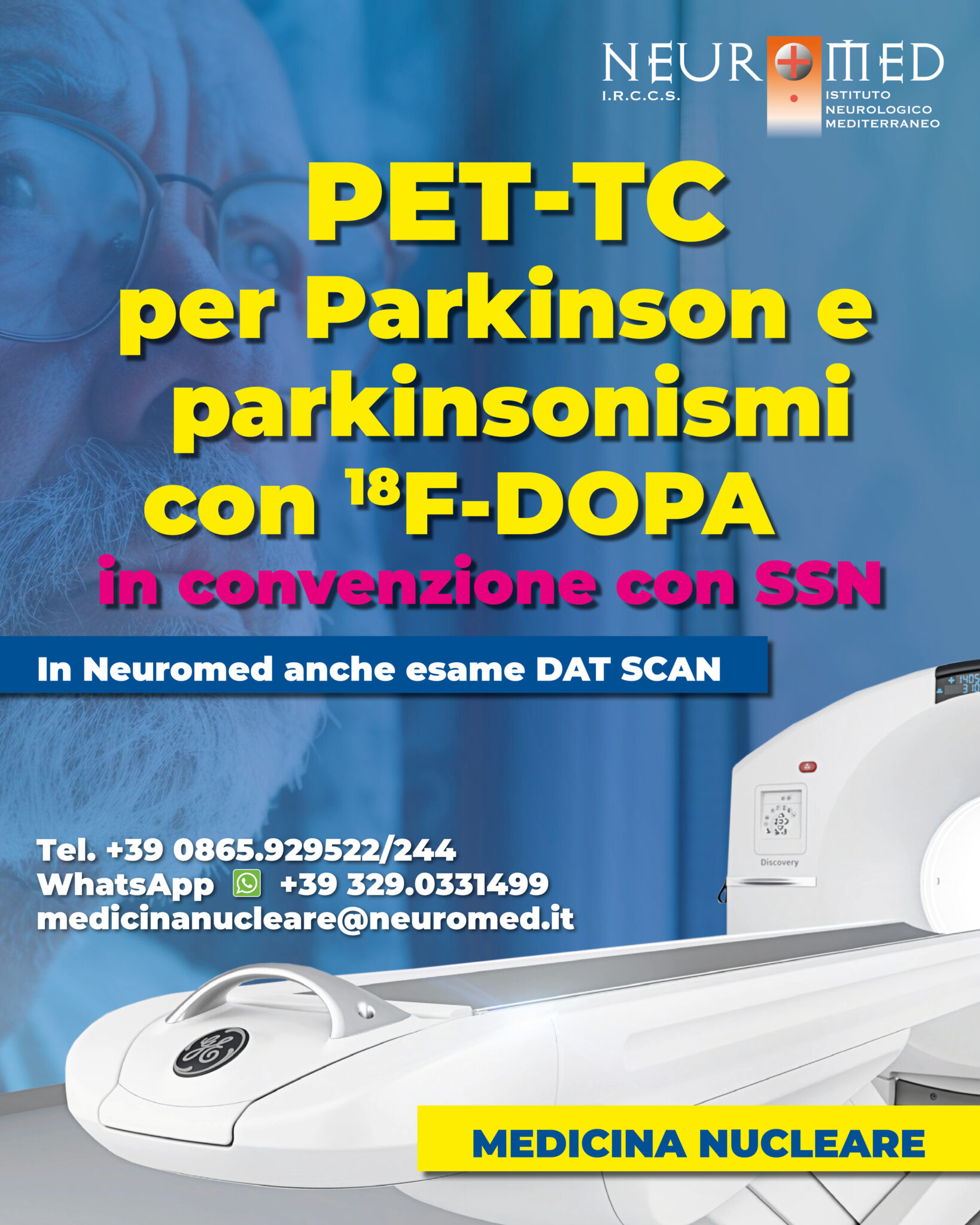 PET TC per la diagnosi del Parkinson? scopri perché farla - Neuromed ...